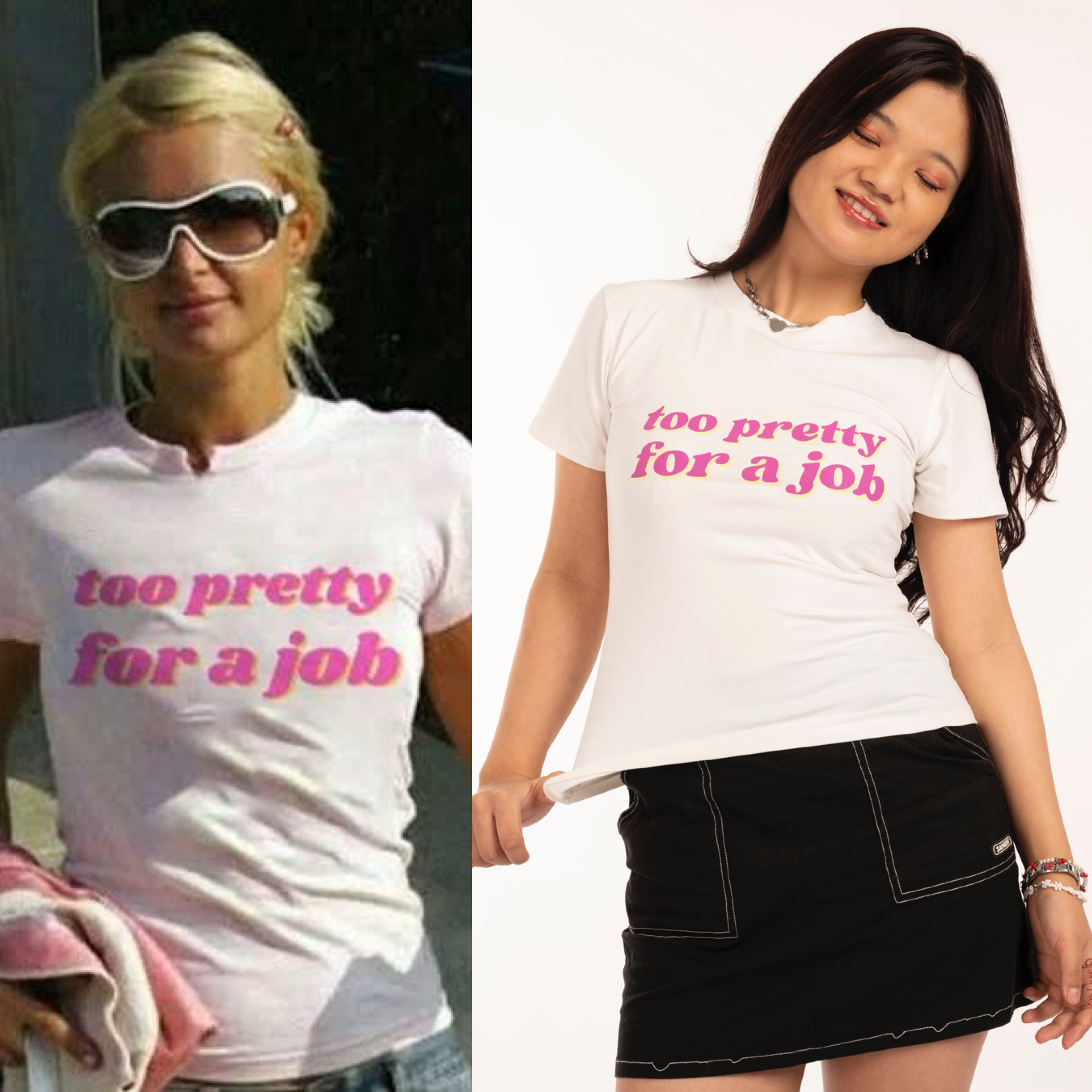 Too Pretty for a Job Tee | Paris Hilton – Cuddle Well